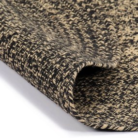 Ručně vyrobený koberec juta černohnědý 240 cm