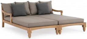 BIZZOTTO Teakový lounge set BALI hnědý