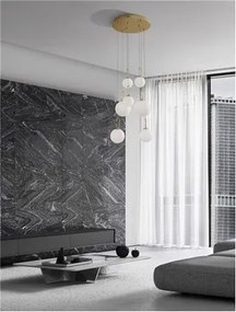 Závěsné LED svítidlo NOVA LUCE HOOK 52W 3000K 9695221 stmívatelné Triac