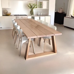 Stará Krása – Ruční výroba Jídelní stůl z dubového masivu 76 x 250 x 110