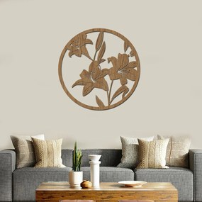 dřevo života Dřevěná dekorace LILIE Rozměry (cm): 40, Barevný vzor: Horský dub