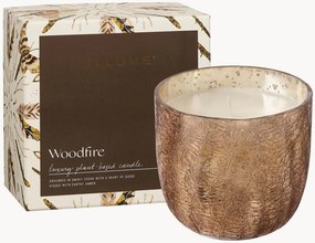 Vonná svíčka Woodfire (jantar, semiš, cedr)