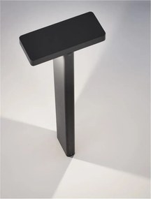 NV 9492780 Venkovní sloupkové svítidlo POET antracitový hliník a čiré sklo LED 16W 3000K 220-240V 90st. IP65 - NOVA LUCE