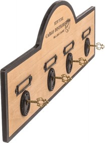Nástěnný věšák DEPOT 43 cm s háčky ve tvaru klíče