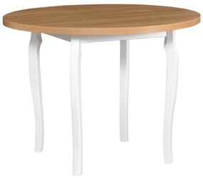 Jídelní stůl Patricia Zvolte barvu horní desky: Bílý (borovice andersen), Zvolte barvu nožek: Bílá