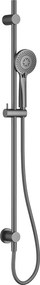 Deante Arnika, sprchový sloup 95cm s podomítkovým připojením a 3-funkční ruční hlavicí a sprchovou hadicí 150cm, grafitová (titanium), NQA_D61K
