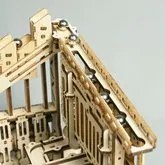 Robotime 3D dřevěné mechanické puzzle Kuličková dráha Marble squad 239 ks