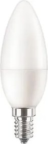 Philips CorePro E14 5W / LED žárovka / 470lm / 2700K / svíčka / matná
