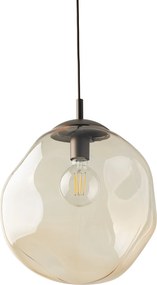 TK Lighting Hnědý závěsný lustr Lava 350mm pro žárovku E27 TK11324