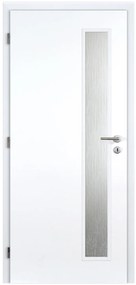 Doornite Interiérové dveře Vertika, 70 L, 746 × 1983 mm, lakované, levé, bílé, prosklené