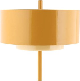 Okrově žlutá kovová stolní lampa (výška 50 cm) Grato Anillo – Leitmotiv