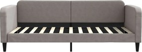 Válenda s přistýlkou taupe 100 x 200 cm textil 3196824