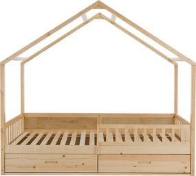 Postel Montessori BIANKA, 90x200, masiv přírodní Kondela 0000396818