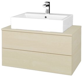 Dřevojas Koupelnová skříňka MODULE SZZ2 80 Varianta: N01 Bílá lesk / N07 Stone