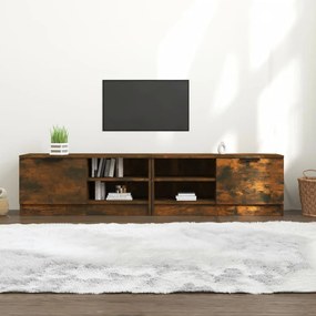 TV skříňky 2 ks kouřový dub 80 x 35 x 36,5 cm kompozitní dřevo