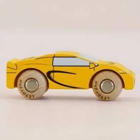 LE TOY VAN Dřevěné autíčko Louis žlutá / od 2 let
