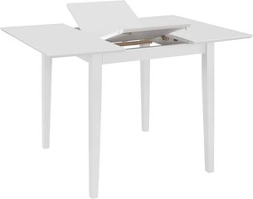 3dílný jídelní set MDF bílý 276395