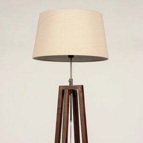Stojací designová lampa Paola Taupe and Dark Brown