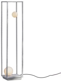 Karman Abachina LED stojací lampa 2 světla bílá 103cm