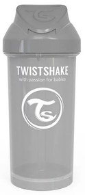 Twistshake Láhev s pítkem 360 ml Pastelově modrá