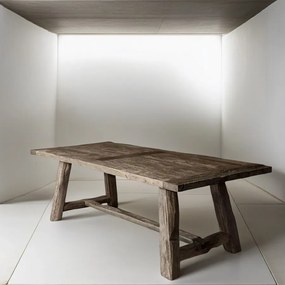 Stará Krása – Ruční výroba Dubové jídelní stoly do kuchyně 77 x 250 x 110 cm