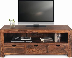 XXXLutz KOMODA POD TELEVIZI, sheesham, barvy sheesham, 150/60/55 cm Landscape - Komody z masivu - 002367000504