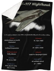 Deka F-117 Nighthawk (Podšití beránkem: ANO)