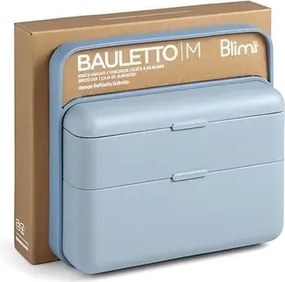 BlimPlus Bauletto M light ocean / Box na jídlo / Vzduchotěsný / Se sad