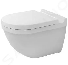 DURAVIT - Starck 3 Závěsné WC, sedátko SoftClose, Rimless, alpská bílá (45270900A1)