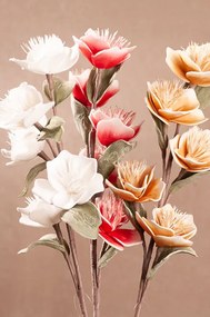 Paramit Umělá dekorační květina 71 cm hnědá