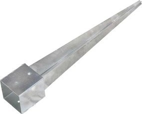 Kotvící hroty 6 ks stříbrné 12 x 12 x 89 cm pozinkovaná ocel 145426