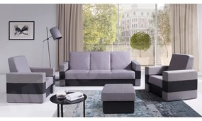 Sedací souprava Deco, Potah: ekokůže Soft 066 + Lux 02