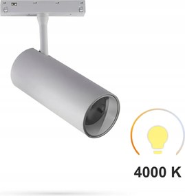 Reflektor Bílý Led Track 12W 4000K Neutrální Smart Track 48VDC