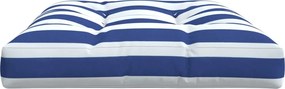 vidaXL Poduška na palety 120 x 80 x 12 cm textil [360521] Barva: Modrá