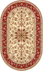 Kusový koberec Samir krémový - ovál (cream) 150 x 250 cm ovál