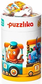 Puzzle puzzlika 13050 vlak 94 cm - naučné puzzle 20 dílků