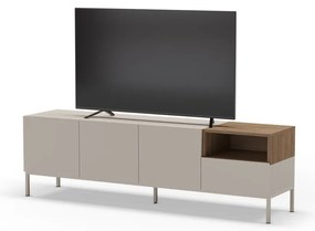 Krémový TV stolek 180x55 cm Cailin – Marckeric