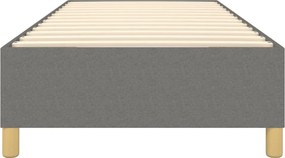 vidaXL Box spring postel 100 x 200 cm textil [3120944] Barva: tmavě hnědá