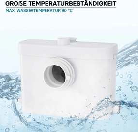 Přečerpávací stanice Wiltec – 450 W, 7,5 m, bílá (62138)