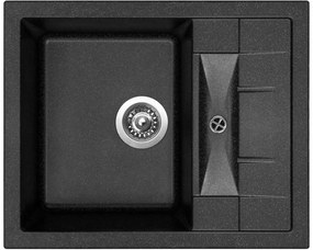 Set Sinks CRYSTAL 615 Granblack + baterie Sinks MIX 3 P Granblack