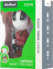 Interaktivní hračka Robot REBEL VOICE RED ZAB0117R