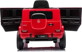 LEAN CARS Akumulátorové vozidlo Mercedes G 4x4 24 V 2580, červené