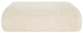 Bavlněný ručník Irbis 70 x 140 cm krémový