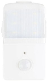 LED svítidlo + boční světlo, 1x LED 0,5w 4000k, w, pohybový senzor