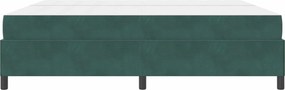 Rám postele Tmavě zelená 200 x 200 cm textil 3399087