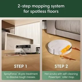 iRobot Roomba Plus 675 Combo + AutoWash dock bílá / robotický vysavač