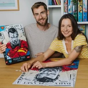 Trefl - Puzzle - Premium Plus: Superman / 1000 dílků / 68.3 x 48 cm /