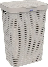 Koš na špinavé prádlo COUNTRY cappuccino, 55 l