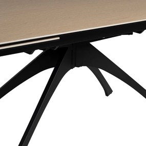 Rozkládací jídelní stůl s přídavnou deskou 90x180 cm Rocía – Ixia