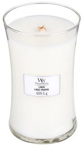 WoodWick Svíčka Linen váza velká, 609,5 g